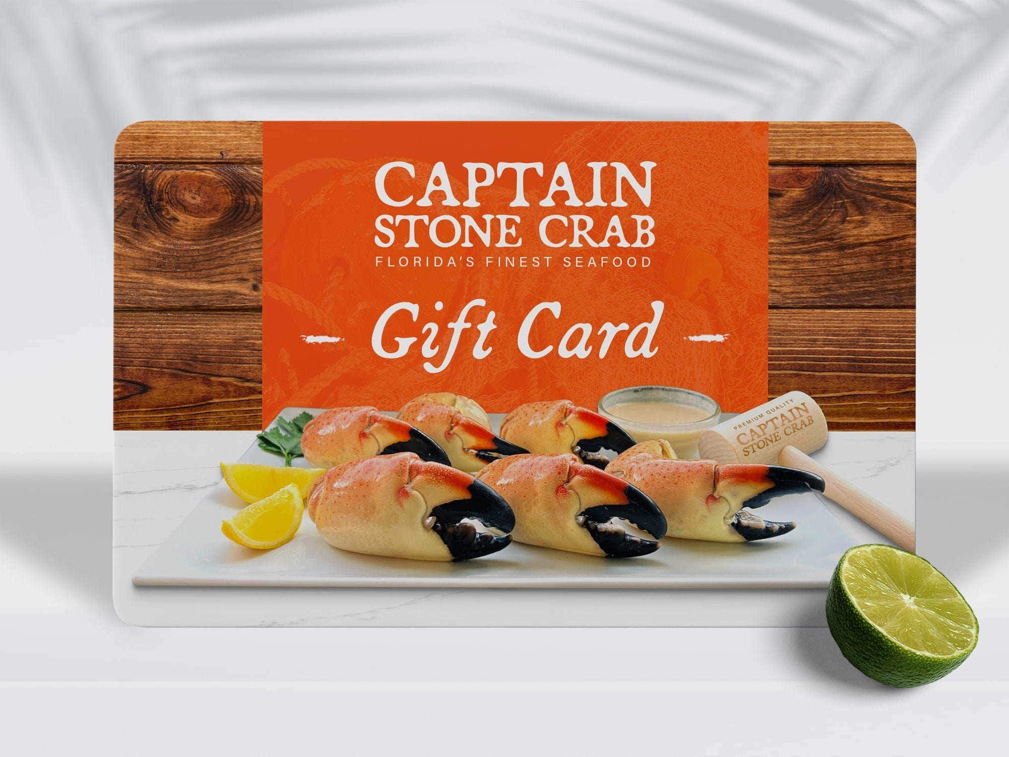 Gift Cards | Stone Crab Claws Online | Captain Stone Crab
